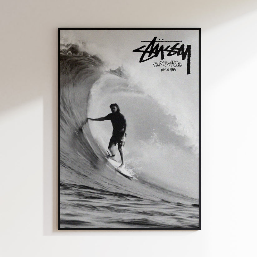 Stussy Surfing Fashion Designer Print Poster – Iconic Streetwear Wall ...