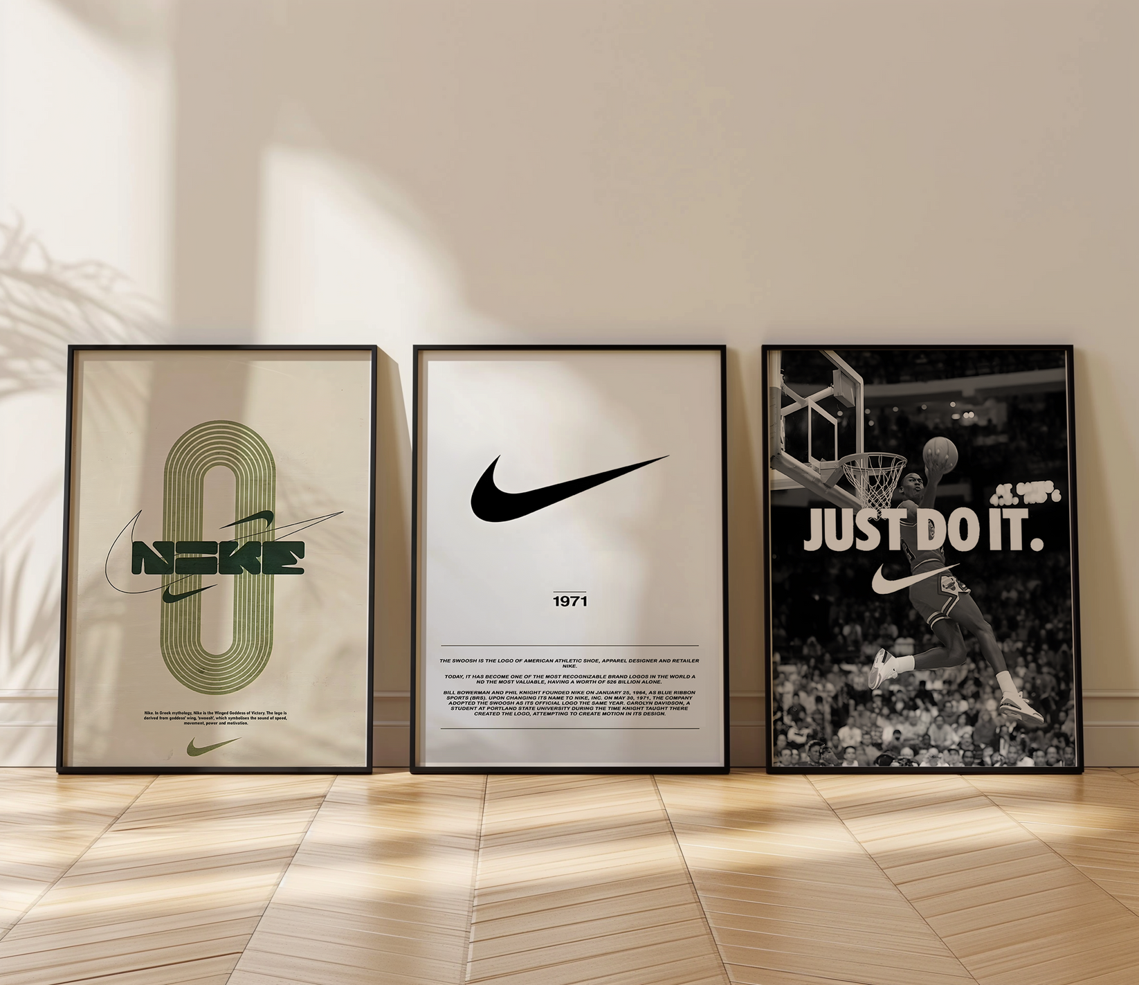 Set of 3 Nike Posters – Iconic Sportswear & Athletic Wall Art Prints ...